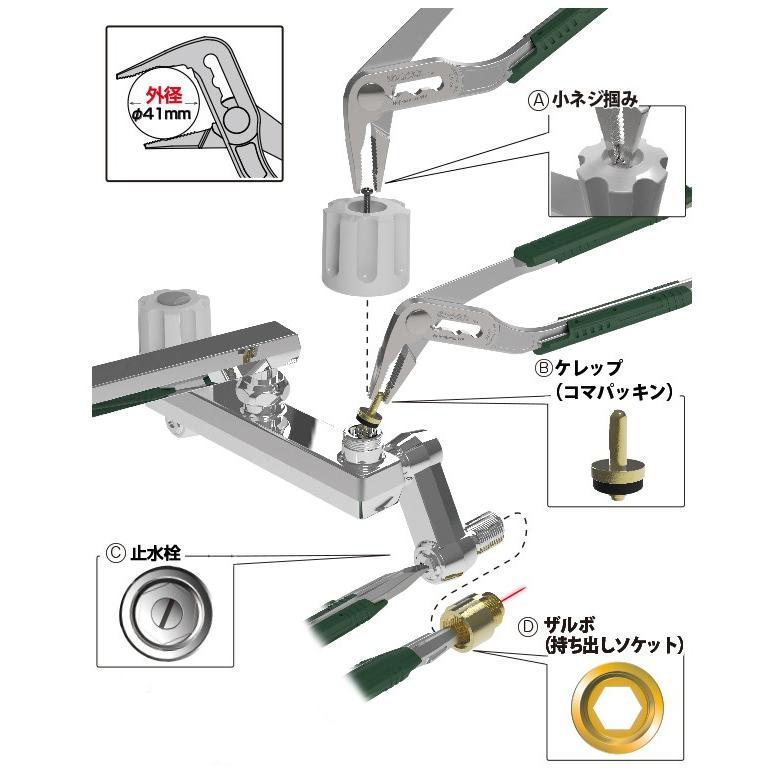 ENGINEER エンジニア ネジザウルスWP ポンプラザウルス PZ-63 : ハンズコテラ Yahoo!ショップ - 通販 - Yahoo!ショッピング