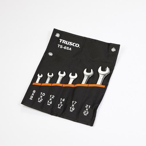 TRUSCO中山 TRUSCO トラスコ 両口スパナセット(6本組) TS-6SA : ハンズコテラ Yahoo!ショップ - 通販 - Yahoo!ショッピング