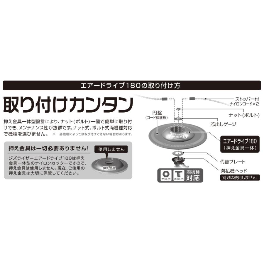 北村製作所 安定板 コード専用タイプ ジズライザーエアードライブ180 ZAT-H35B180D : ハンズコテラ Yahoo!ショップ - 通販 - Yahoo!ショッピング