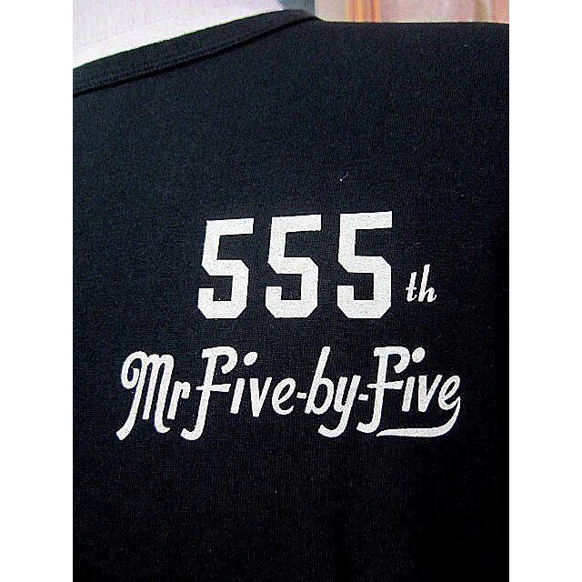 BUZZ RICKSON'S バズリクソンズ Tシャツ L/S T-SHIRT "555th BOMB. SQ." BR68905 BLACK ...