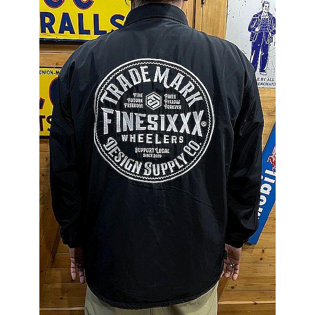 ファインシックス コーチジャケット FINESIXXX TRADE MARK EMBROIDERY ZIP COACH JACKET FS-2025SS-009 BLACK : HANGAR ...