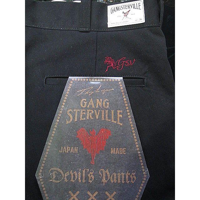 GANGSTERVILLE（ギャングスタービル） チノパン GANGSTERVILLE DEVIL'S - PANTS BLACK ...