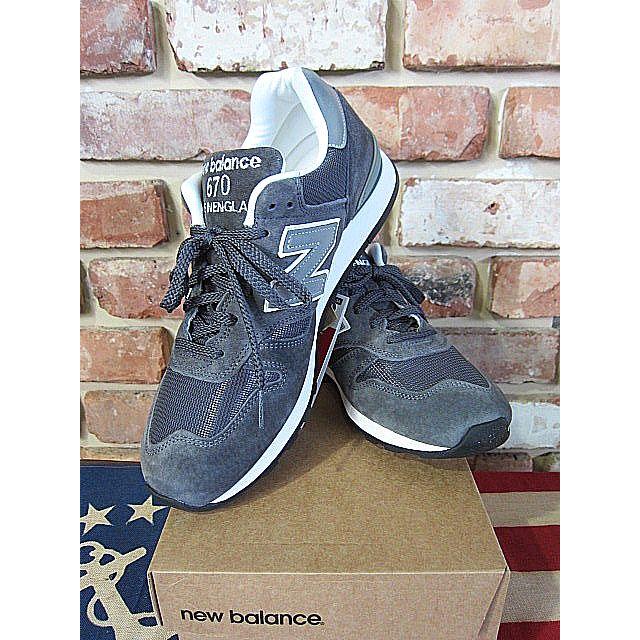New Balance ニューバランス スニーカー M670 CHR CHARCOAL New Balance ニューバランス スニーカー M670 CHR CHARCOAL