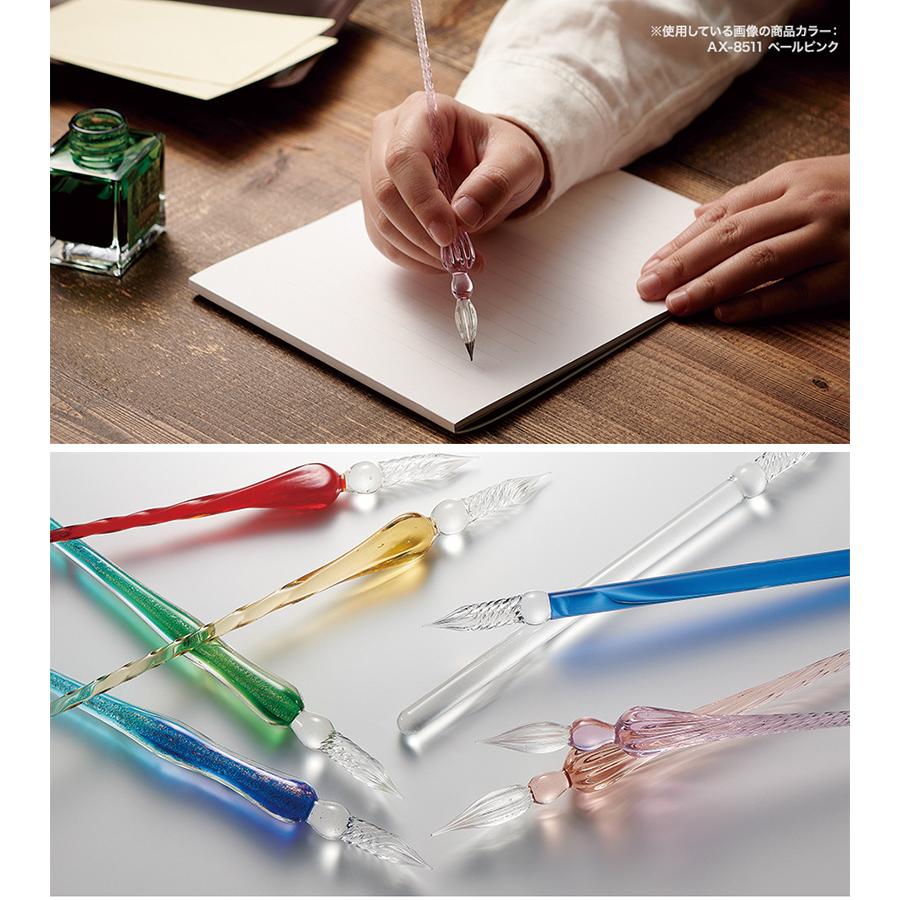 AZONX アゾン ガラスペン（キューブ） ペン置き付き 万年筆 :ax-cube:印鑑と文具と雑貨のはんこキング - 通販 - Yahoo!ショッピング