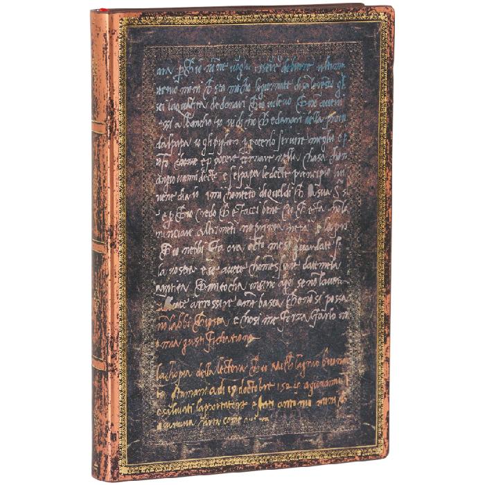 paperblanks ペーパーブランクス ノート ミニ アーティストビジョン Flexis ミケランジェロ Handwriting 「手跡」 罫線 ソフトカバー FB9638-2 ゴムバンド ...