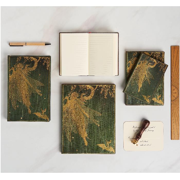 paperblanks ペーパーブランクス ノート ミディ アンドルー・ラング世界童話集 Flexis くさいろの童話集 罫線 ソフトカバー FB9641-2 ゴムバンド留め具 120× ...