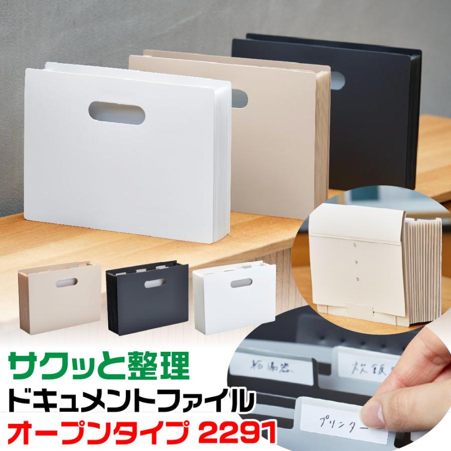 KING JIM キングジム サクッと整理 ドキュメントファイル 『オープンタイプ』 2291 新製品 新発売 整理 収納 アドバイザー プロ集団監修 断捨離 整理整頓 : はんこショップお ...