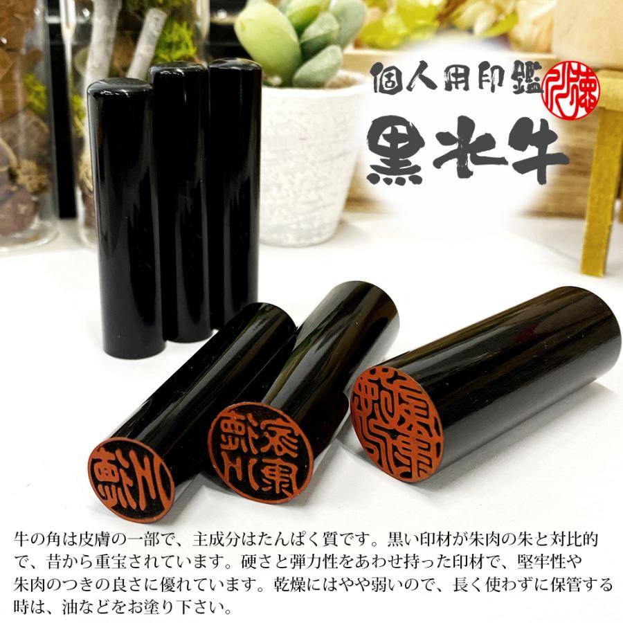 黒水牛【銀行印】12.0〜15.0mm/1本 3,830円〜/当日発送/印鑑 /はんこ : はんこ堂ドットコム - 通販 - Yahoo!ショッピング
