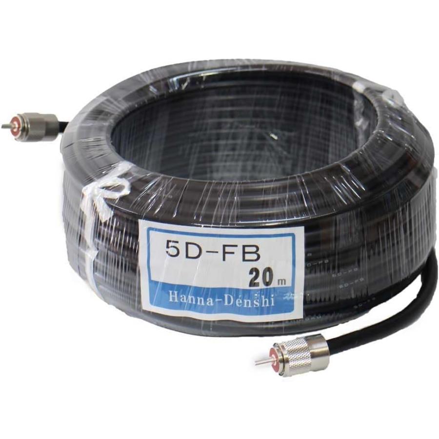 同軸ケーブル 5D-FB 20m 両端M型コネクター付 四国電線 : HANNA WEB SHOP - 通販 - Yahoo!ショッピング