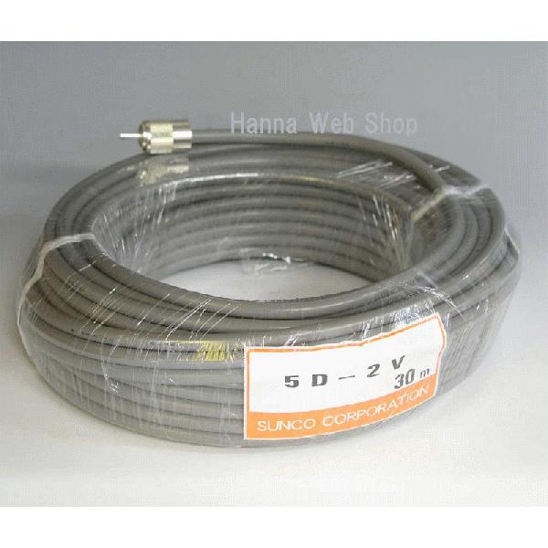 5D-2V 30m 同軸ケーブル 両端M型コネクター付 四国電線製 : HANNA WEB SHOP - 通販 - Yahoo!ショッピング