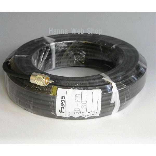 同軸ケーブル 5D-FB 30m LITE 両端M型コネクター付 フジクラ製 : HANNA WEB SHOP - 通販 - Yahoo!ショッピング