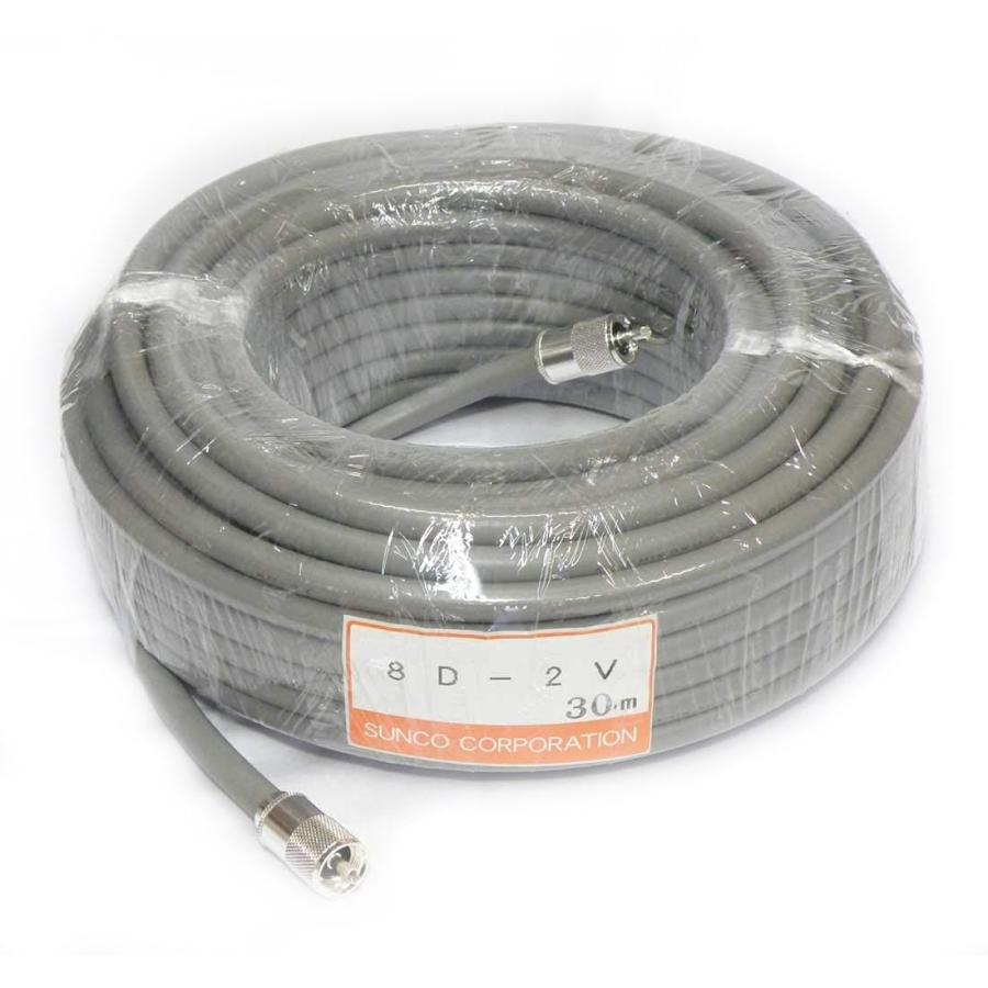 同軸ケーブル 8D-2V 30m 両端M型コネクター付 : HANNA WEB SHOP - 通販 - Yahoo!ショッピング
