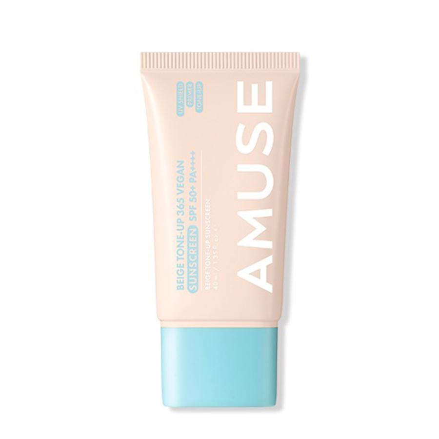[AMUSE] ベージュトーンアップ365ヴィーガンサンクリーム 40ml Beige Tone-up 365 Vegan Sunscreen ...