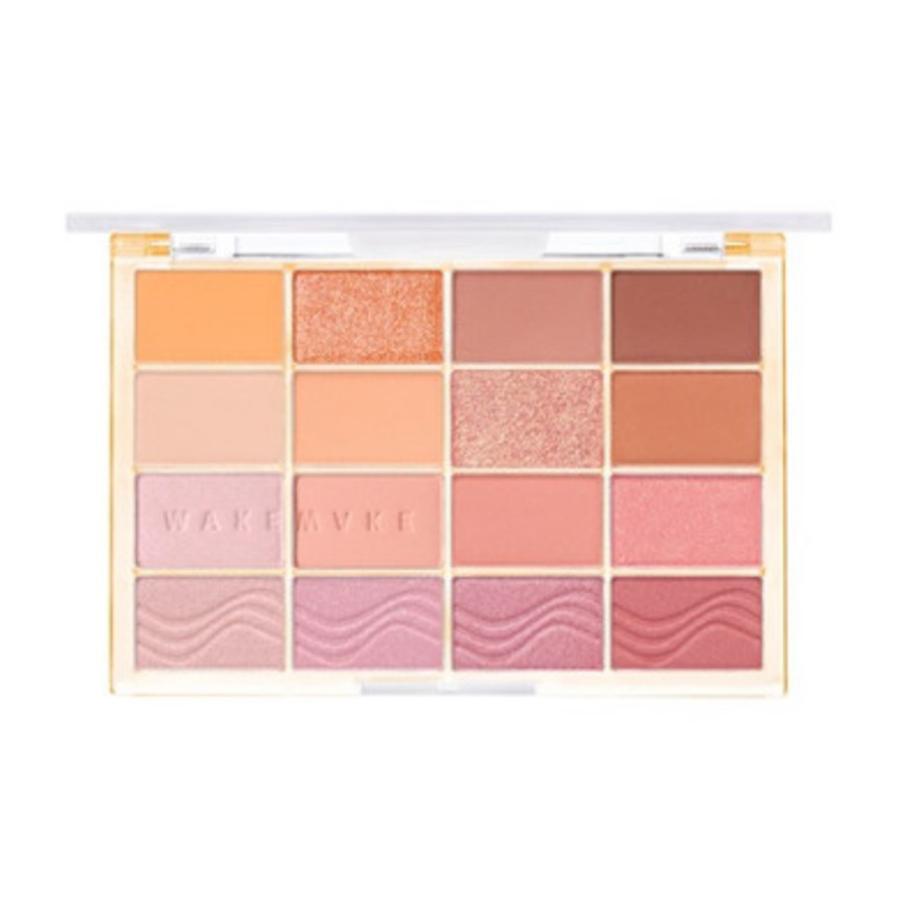 WAKEMAKE ソフトブラーリング アイパレット 20 Tangerine Beach Blurring タンジェリンビーチブラーリング Soft Eye Palette 韓国コスメ ...