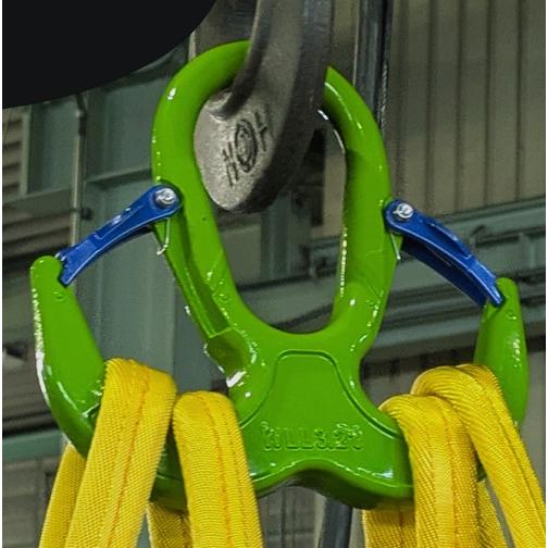 【在庫品・即納】コンドーテック LSダブルフック 3.2t 063Z2WB3S2 両爪フック 接続金具不要 4点吊 4本掛け 安全用品 ワイヤーロープ クレーン ユニック車 ...