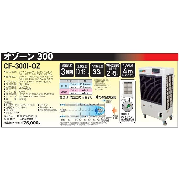 【送料無料】日動 気化式送風機[冷風・加湿] オゾーン CF-290N-OZ オゾーン290 冷風 加湿 消臭 除菌 新型コロナ対策 インフルエンザ対策 NICHIDOU : Toolshop ...