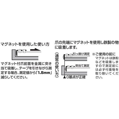ムラテックKDS ムラテック KDS フリーマグ 16巾3.5m追い番ミリ数字 OMF16-35MAG 長さの測定 メジャー 測定機器 強力マグネット付爪 メール便 : Toolshop Y ...