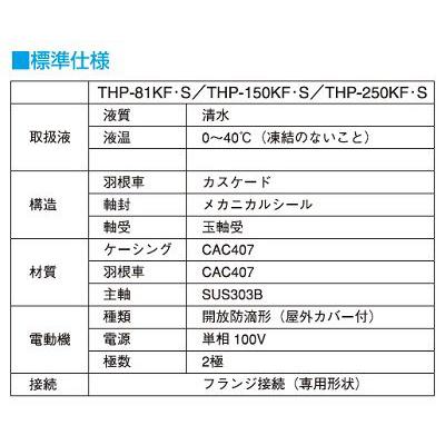 寺田 浅井戸用ホームポンプ THP形 60Hz THP-150KS-60Hz : Toolshop Y s Factory ヤフー店 - 通販 - Yahoo!ショッピング