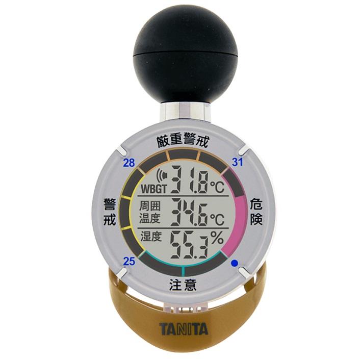TANITA 【在庫品】TANITA 黒球式熱中症指数計 熱中アラーム TT-562-NGD アラーム音と数値で危険度 電池式 屋外・直射日光・日射・輻射熱も測定 危険度分類表示 タニタ ...