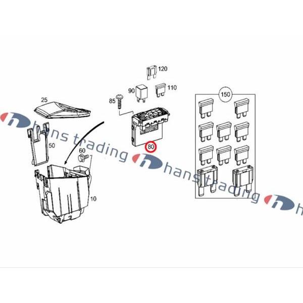 ※要在庫確認 ベンツ 純正品 Cクラス CLKクラス W203 W209 フロントSAMコントロールユニット サムユニット ...