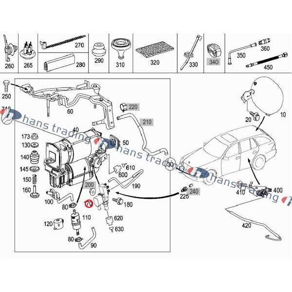 ※要在庫確認 ベンツ 純正品 W211 W219 エアサスバルブブロック エアサスバルブユニット 2113200158 : ハンズ ...