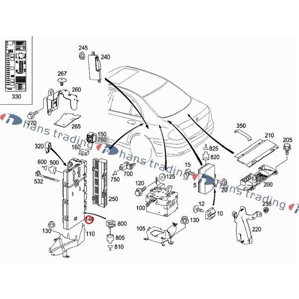 ベンツ W211 ワゴン リア SAMコントロールユニット/純正品 新品 正規品 2115458801 2115455701 ...