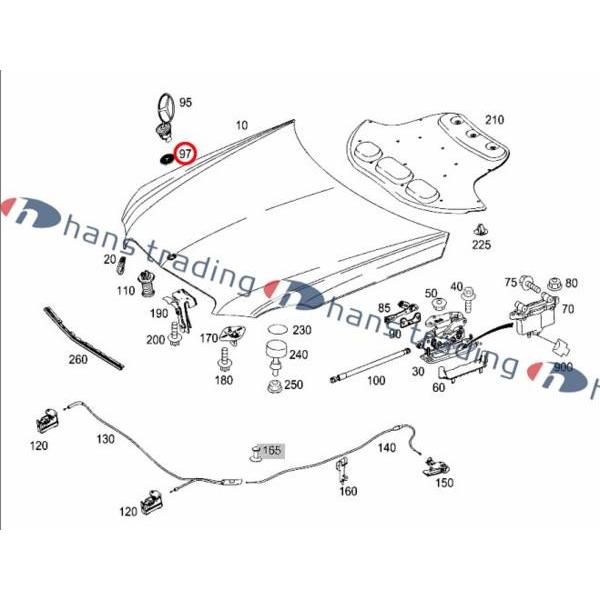 ベンツ 純正品 W205 W212 W213 W238 Cクラス Eクラス Eクラスクーペ ボンネットバッチ エンブレム 2128170316 ...