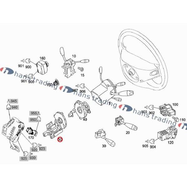 ※要在庫確認 ベンツ 純正品 W221 W216 ステアリングアングルセンサー 舵角センサー 2215451416 2215451916 ...