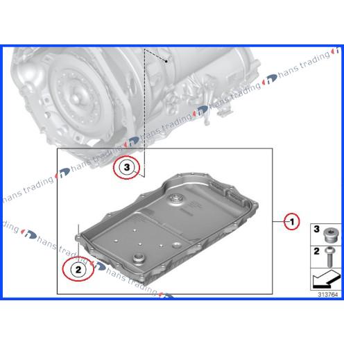 ZF製 ATオイルパン 1シリーズ 2シリーズ F20 F21 F22 F23 G42 ATオイルフィルター パッキン＆ボルト付き 8速A/T ...