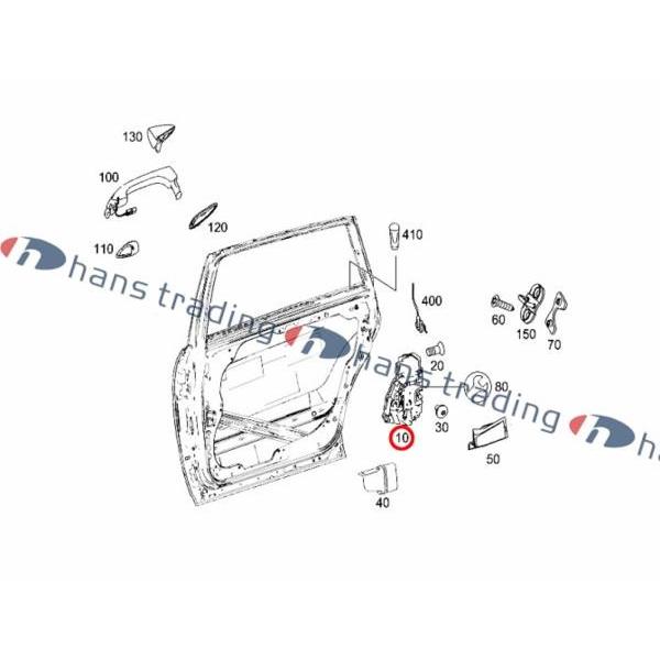 ※要在庫確認 ベンツ 純正品 W251 Rクラス 左リアドアロックアクチュエーター 左後 リヤドアロック 2517301935 : ハンズ ...