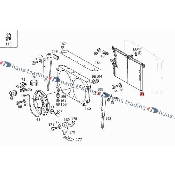 ※要在庫確認 ベンツ 純正品 W463 Gクラス A/Cコンデンサー エアコンコンデンサーゲレンデ 4635000254 : ハンズ ...