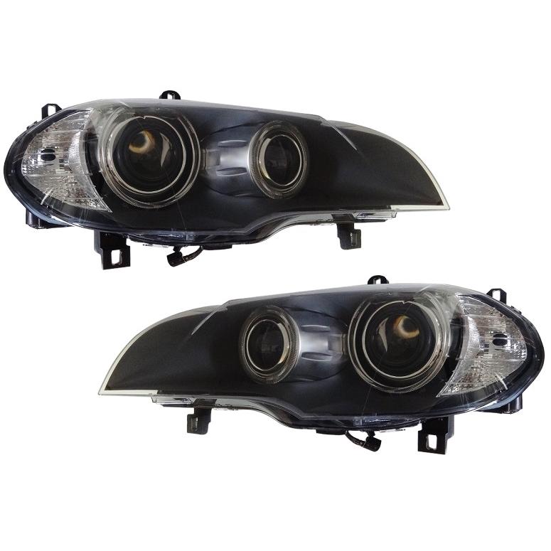 ※要在庫確認 BMW 純正品 X5シリーズ E70 バイキセノンヘッドライト ヘッドランプ 左右セット 63117288997 ...