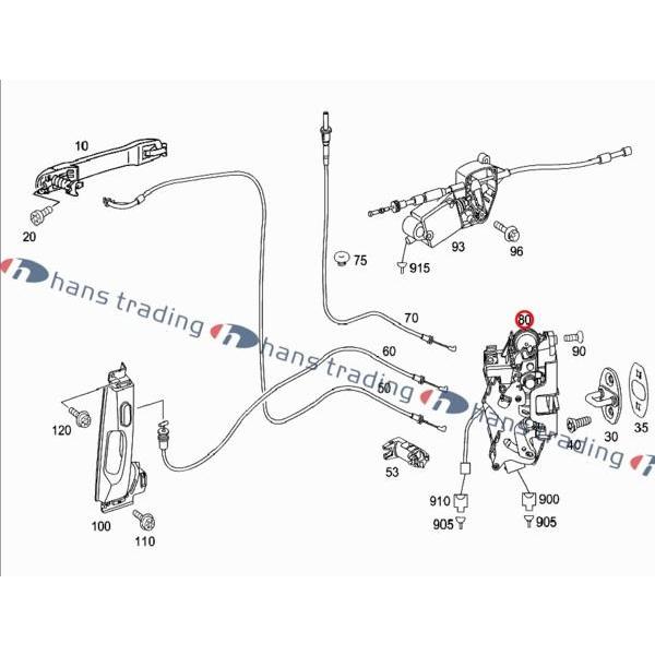 ※要在庫確認 ベンツ 純正品 W639 V350 右リヤドアロックアクチュエーター 右後 ドアロック アクチュエーター 6397300935 ...
