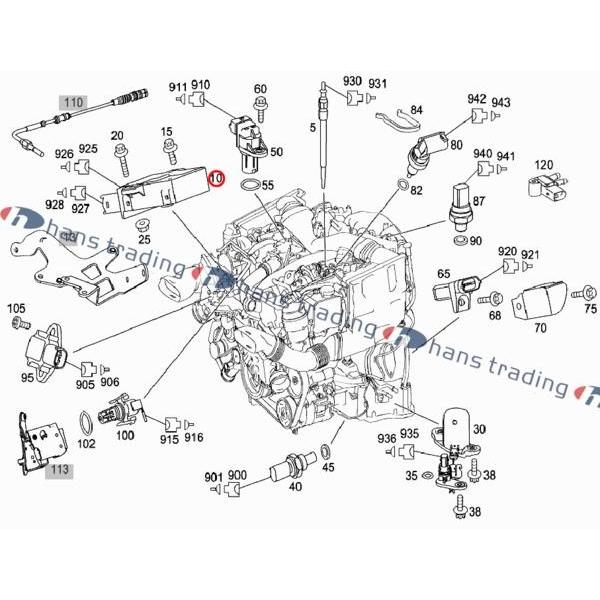 ベンツ W212 W211 W166 X166 W164 W463 OM642 グロープラグユニット/純正OEM品 6429005701 ...