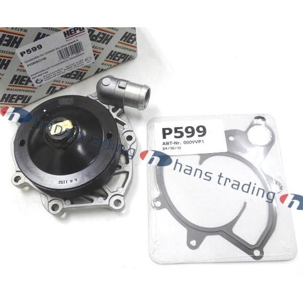 PORSCHE ケイマン 987 3.4 ボクスター 911 ウォーターポンプ/HEPU製 SIL製 OEM ポルシェ 997-106-011 ...