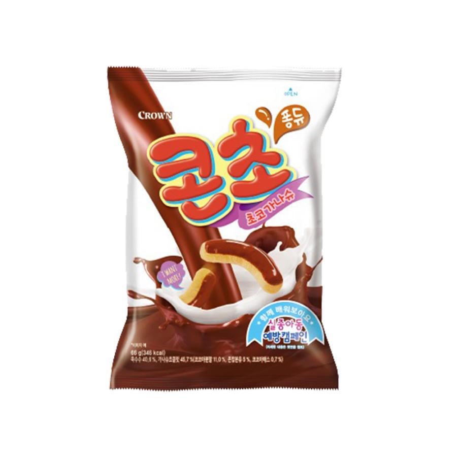 【クラウン】 コンチョ（チョコガナッシュ味) 66g : hantosi - 通販 - Yahoo!ショッピング
