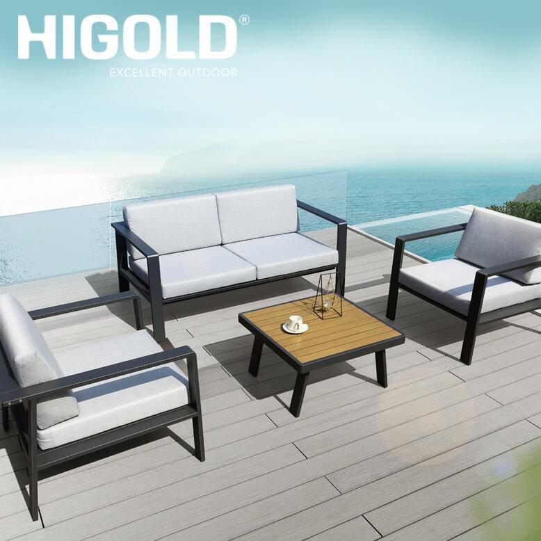 HIGOLD ガーデンファニチャー 【大型宅配便Y】 ヒゴールド ノフィプロ ダブルソファ 4点セット Nofi pro double ...