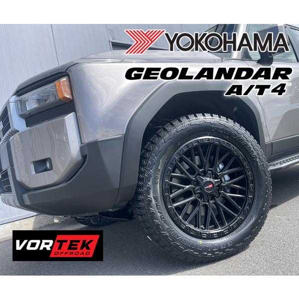 GEOLANDAR VORTEK OFFROAD VRT608 レクサス LEXUS LX600 新品20インチマッドタイヤホイールセット YOKOHAMA GEOLANDARAT4 G018 ...