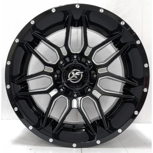 【新品ホイール4本セット】 XF OFFROAD XF222 20x10J -12 135/139.7-6H ハマーH3 タホ エスカレード ...
