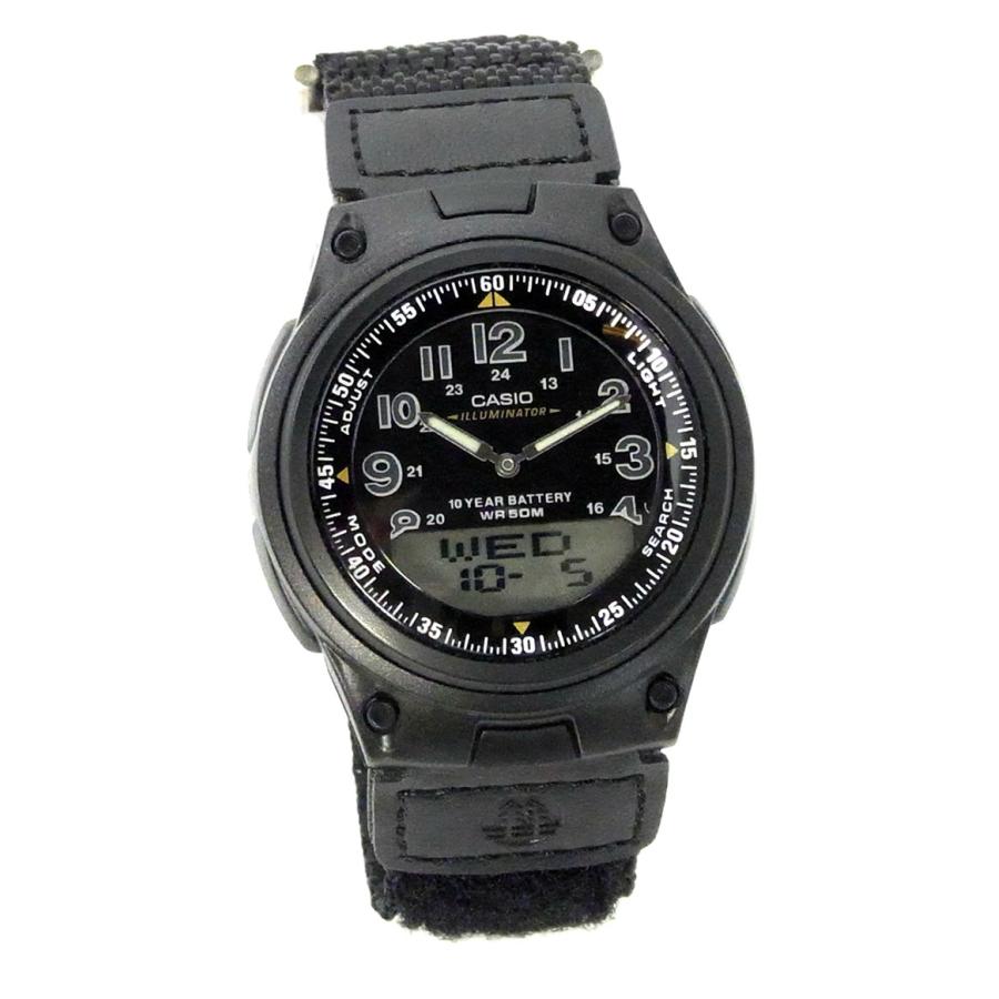 CASIO（カシオ） スタンダード メンズ レディース 腕時計 アナデジ AW-80V-1B ブラック 黒 : HAPIAN - 通販 ...