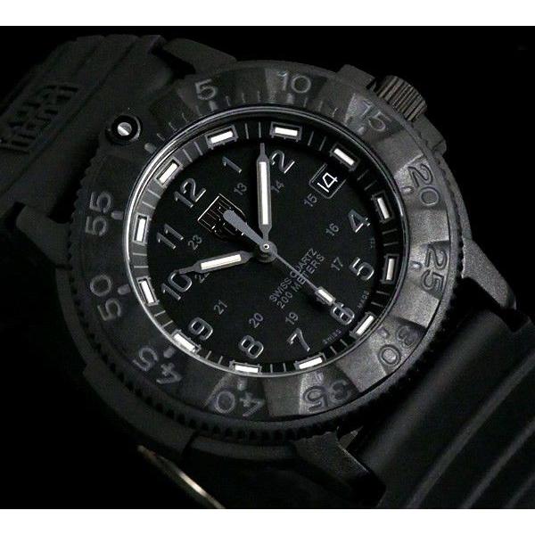 LUMINOX ルミノックス ブラックアウト ミリタリー 腕時計 メンズ BLACK OUT 3001.BO T25表記 : HAPIAN ...