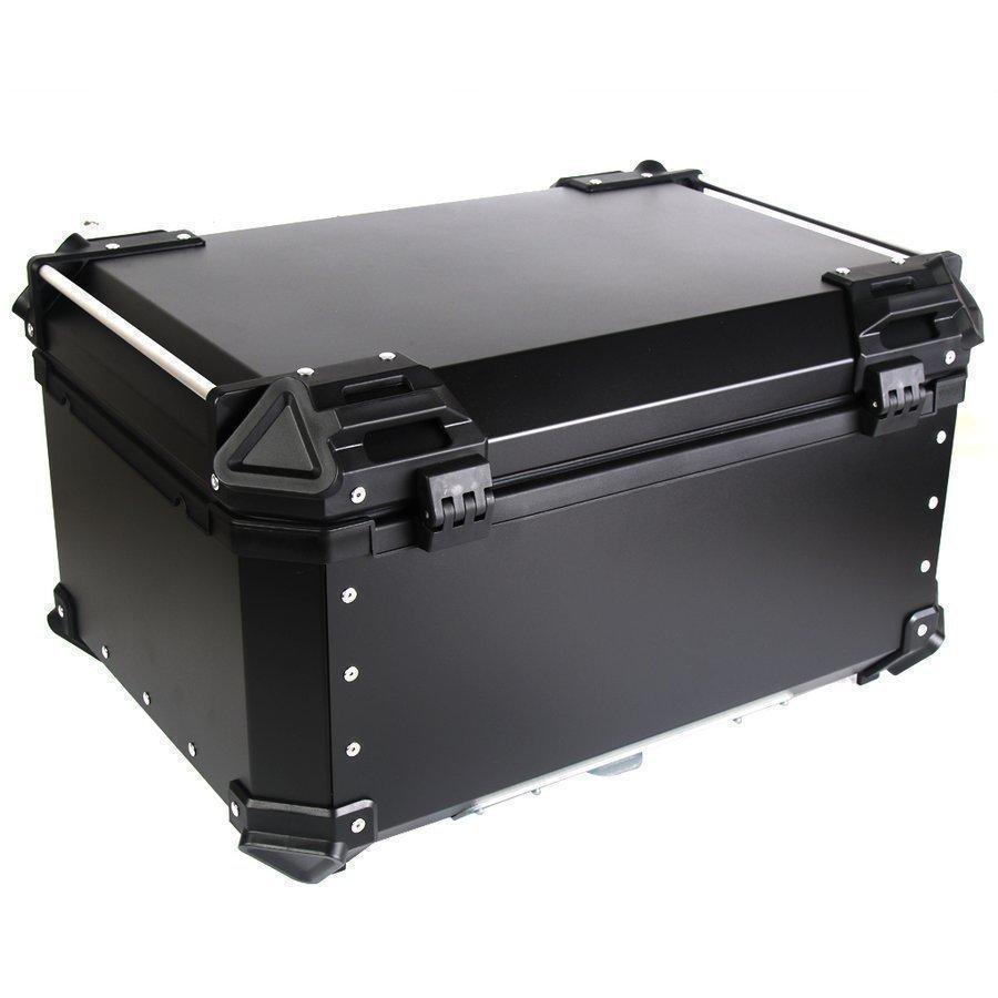 ポイント消化 リアボックス バイク 25/36/45/55/65/80/100L トップケース アルミ製品 ブラック シルバー 大容量 ...