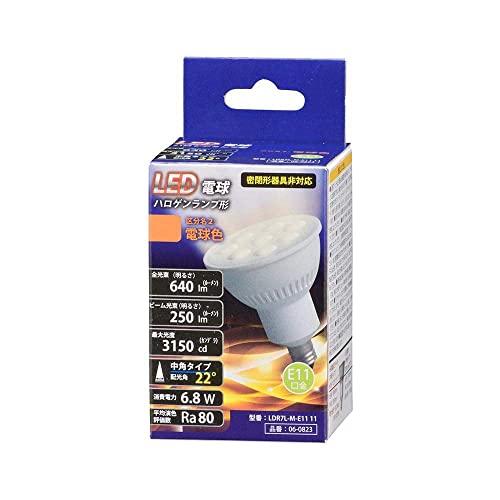 オーム(OHM) 電機 LED電球 ハロゲンランプ形 E11 6.8W 中角タイプ 電球色 LDR7L-M-E11 11 06-0823ホワイト : 川西ストア - 通販 - Yahoo!ショッピング