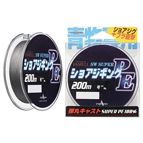 ヤマトヨテグス(YAMATOYO) PEライン ファメル ショアジギングPE 200m 2号 25lb 4本 グレー : 川西ストア - 通販 - Yahoo!ショッピング