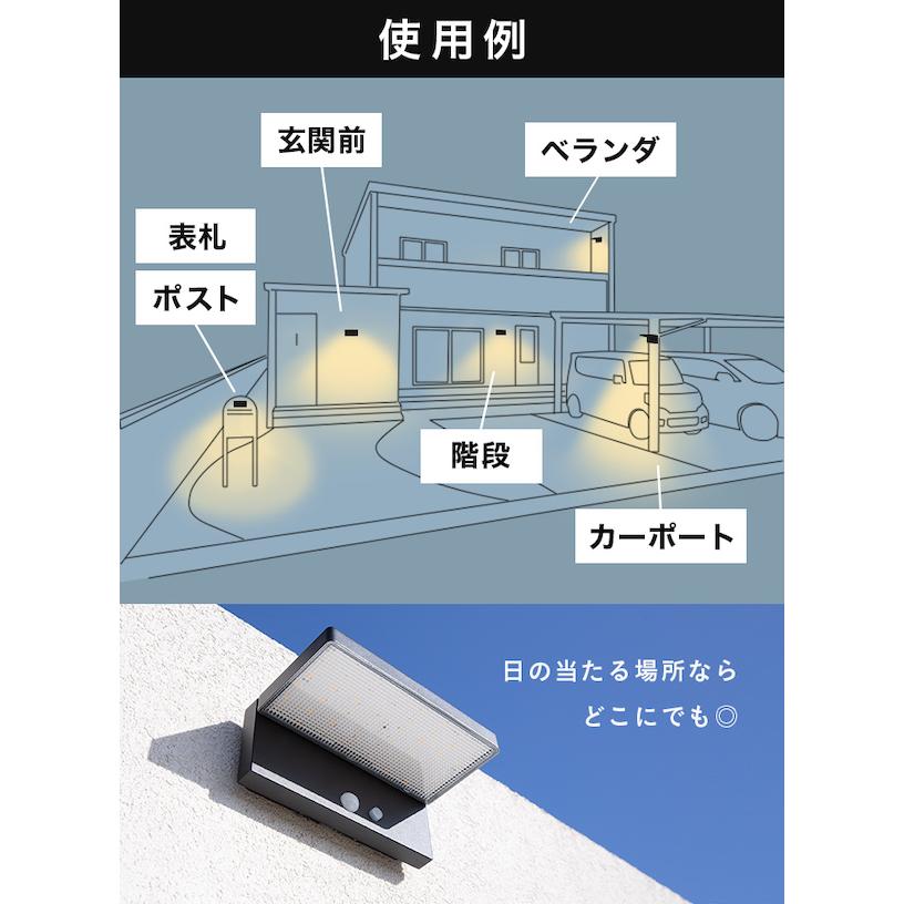 LUNAXIA 《訳あり》センサーライト 人感 屋外 ソーラー〔 ソーラーライト 明るい おしゃれ ガーデンライト LED ポーチライト 玄関 照明 ルミナ ルナシア : 光るインテリアの ...