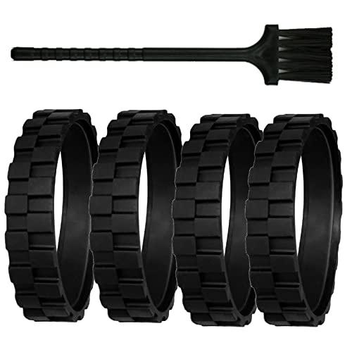 EUSTACE タイヤホイール アイロボット ルンバ500 600 700 800 900 I7 E3 E5 S9 S9+シリーズ用 4点セット タイヤ ゴム IROBOT ROOMBA掃除機 ...