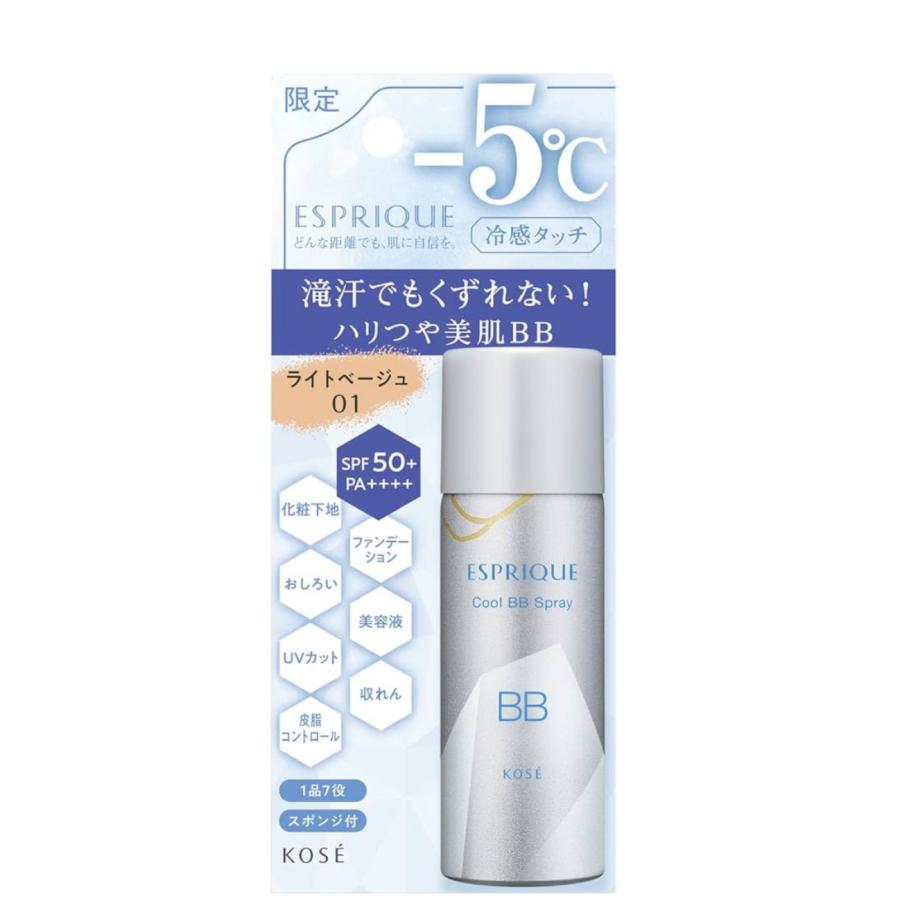 KOSE コーセー エスプリーク ESPRIQUE 限定 冷感タッチ BBスプレー UV 50 S 01 ライトベージュ : Happy-panda shop - 通販 - Yahoo!ショッピング
