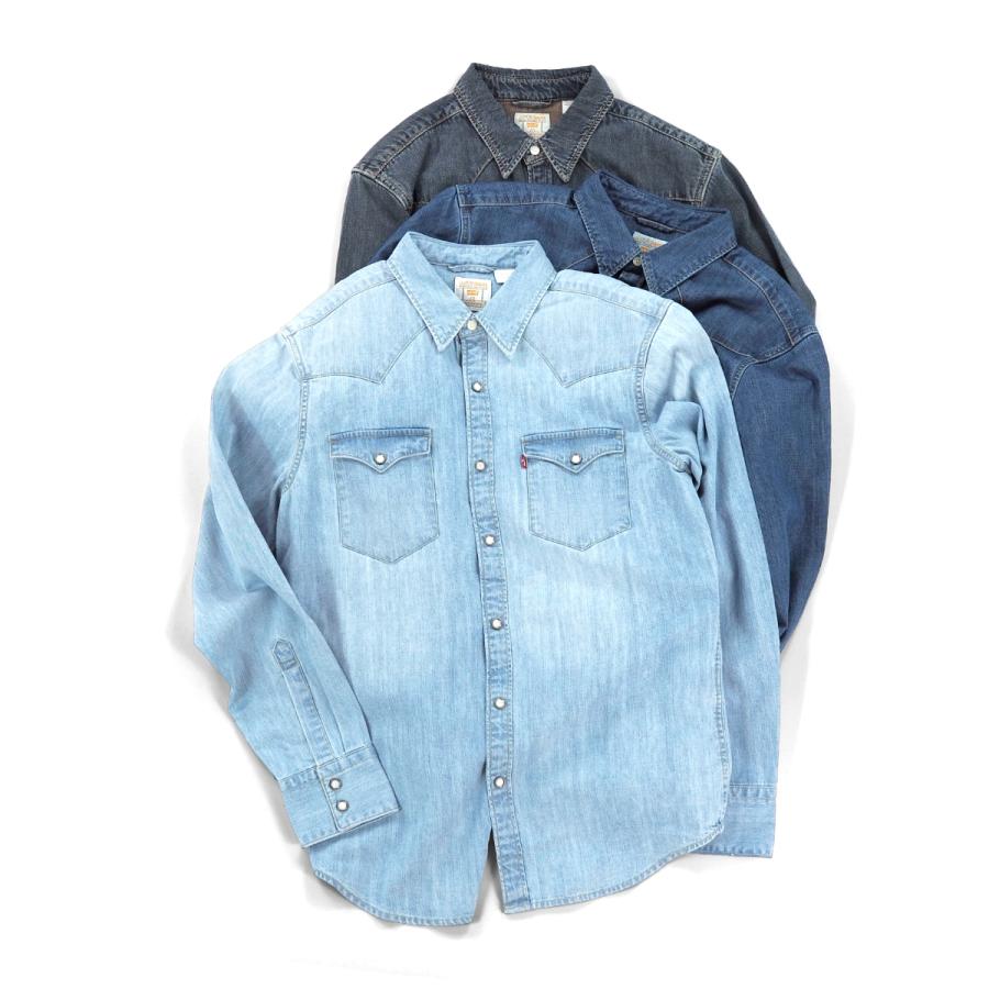 Levi's LEVI'S リーバイス BARSTOW WESTERN ウエスタンシャツ 85744 Sサイズ Mサイズ : サンアンドサン ...