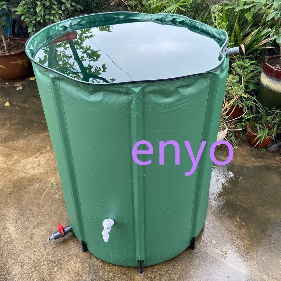 雨水タンク 集水器貯水タンク折りたたみ式雨水タンク 家庭用貯水容器 集水容器 雨水を集める 雨水収集バケツ 水を貯める 蛇口付き 大容量 100L/200L/225L/250L ...
