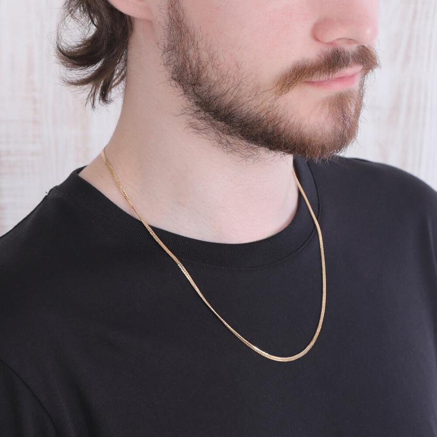 18金 喜平ネックレス 6面ダブル 11g 55cm メンズ レディース チェーン 造幣局検定マーク刻印入 キヘイ kihei きへい : k18-6mw-11g-55c : ハッピーグッツ ...